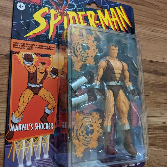 Hasbro | Toys | Marvel Legends Retro Spiderman Shocker Wth Vibroshock ...